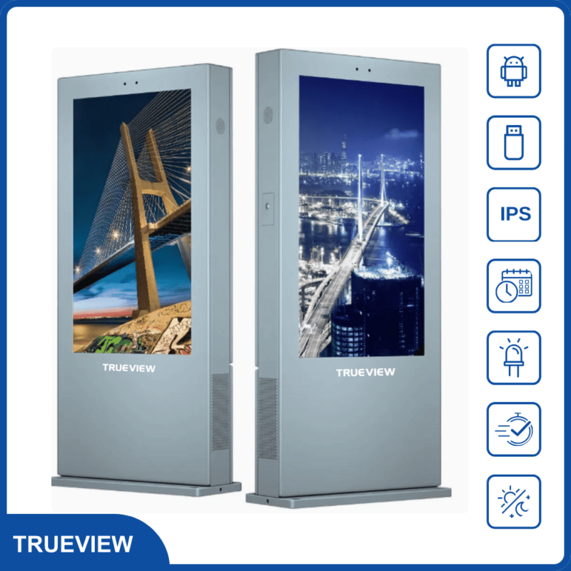 Màn Hình Quảng Cáo Ngoài Trời Chân Đứng 75 Inch - TRUEVIEW - MÀN HÌNH ...
